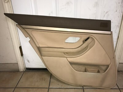 1997-2003 BMW E39 528i 525i 540i 530i Left Rear Door Panel Tan ...