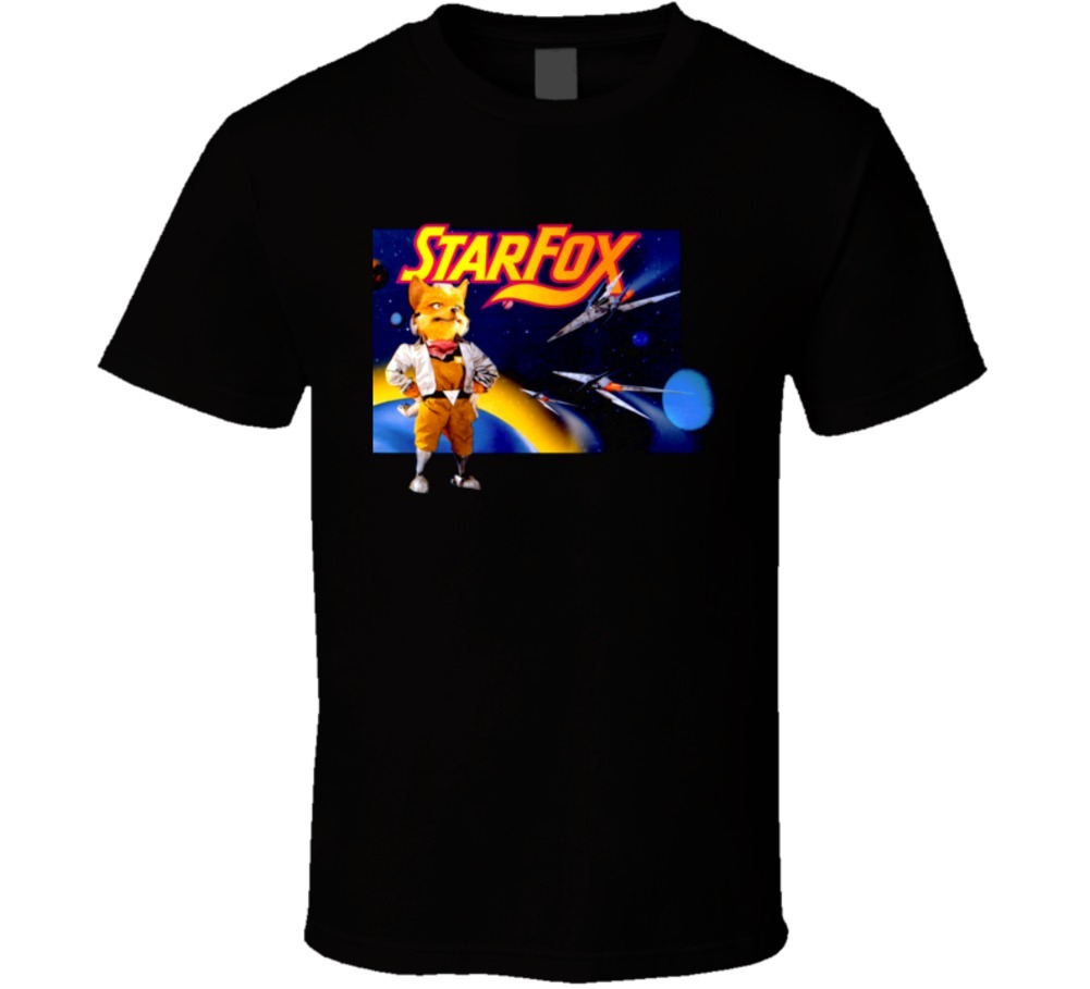 Star Fox SNES Box Art T Shirt | eBay
