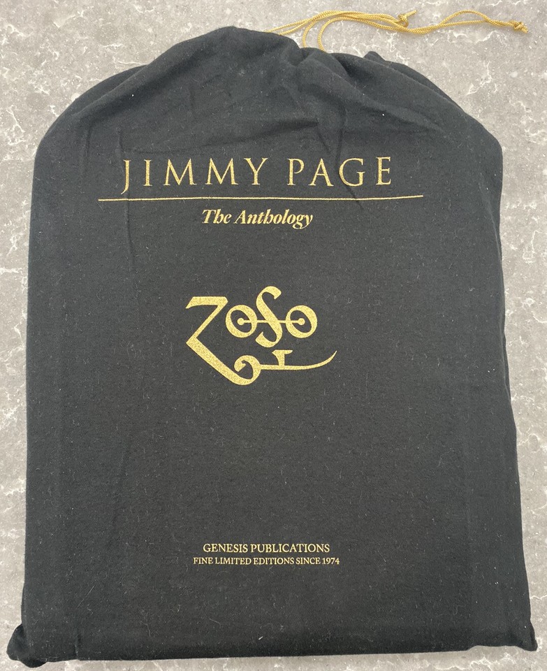 JIMMY PAGE THE ANTHOLOGY GENESIS PUBLICATIONS SIGNED LIMITED EDITION ...