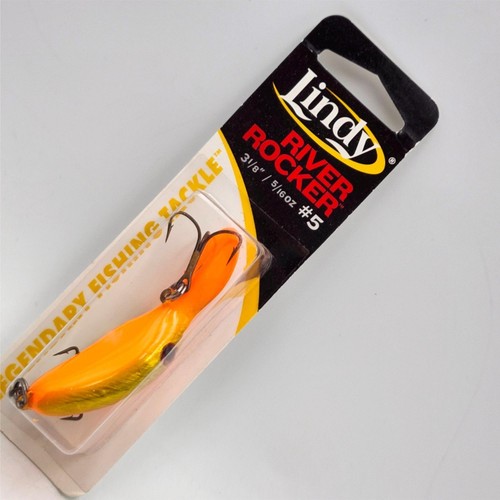 Lindy River Rocker #5 Orangeade LRR519 Crankbait Fishing Lure 3-1/8" 5 ...