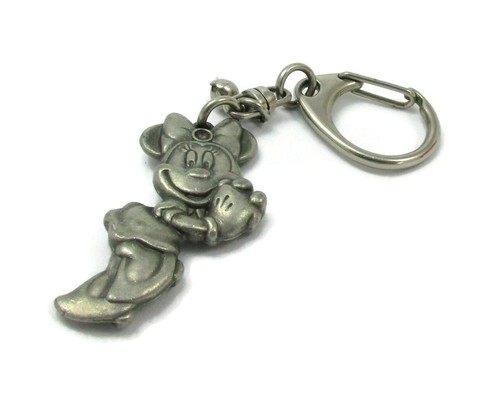 Vintage Disney Minnie Mouse Pewter Key Chain Keychain | eBay