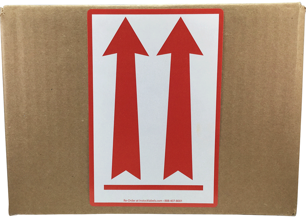 Air Specialty Up Red Arrow Labels | 4 x 6 Inch | 500 Pack | Pick One ...