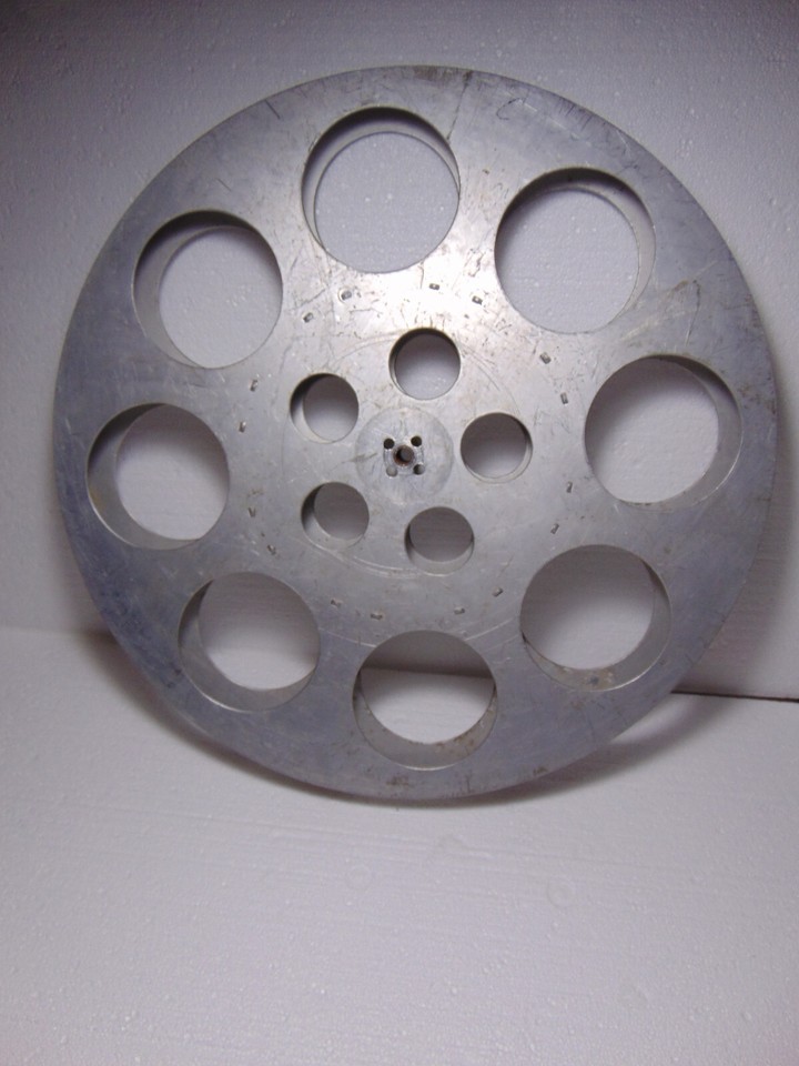 Empty 35mm Film Reel Aluminum Metal 17" Movie Take Up 42cm vintage ...