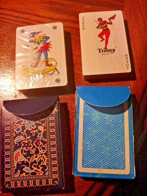PAN AM AiIRLINES ,AND SINGAPORE AIRLINES 2 Vintage Decks of Playing ...