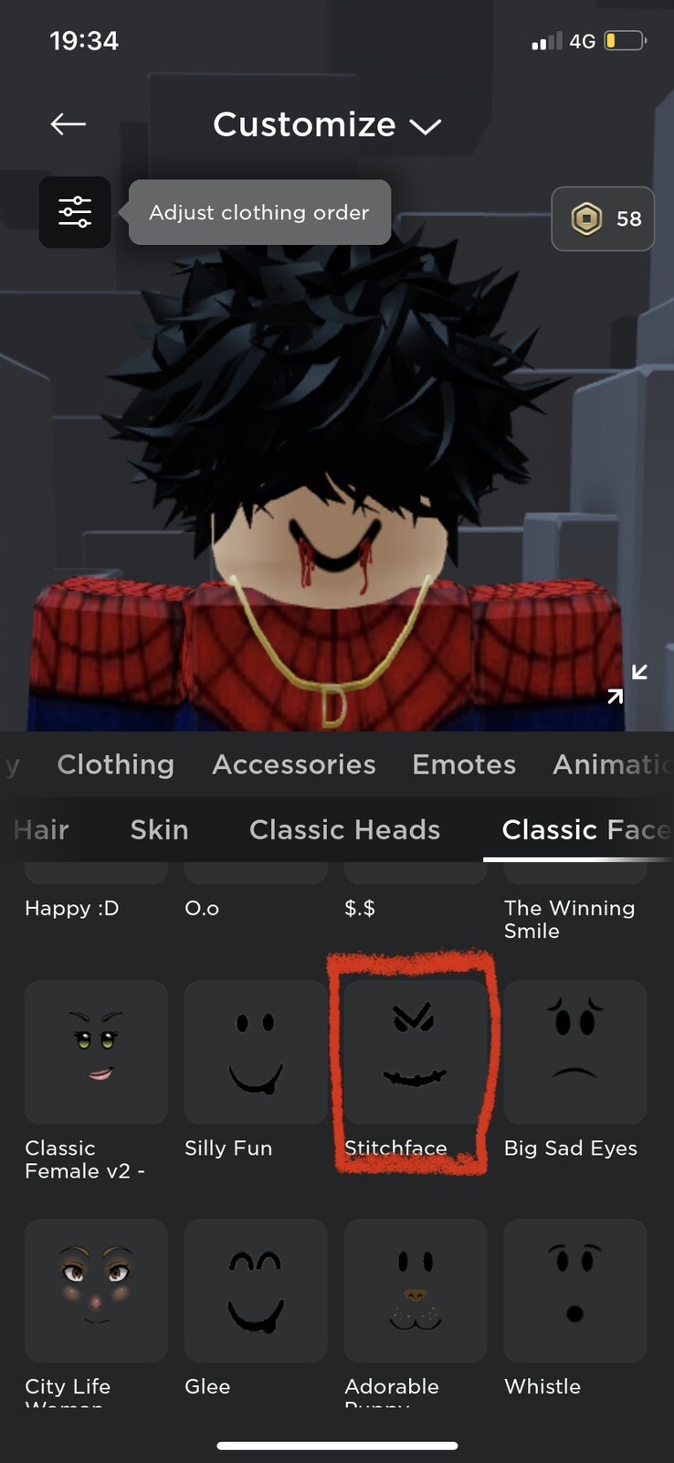 Da Hood/ Preppy/slender/blocky Roblox Acc (stacked and quite rich rich ...