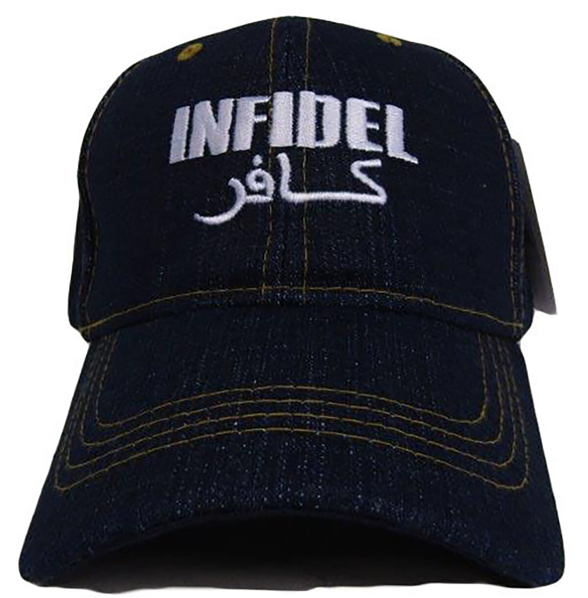 Infidel Armed Military Blue Jean Denim Style Embroidered Cap Hat | eBay