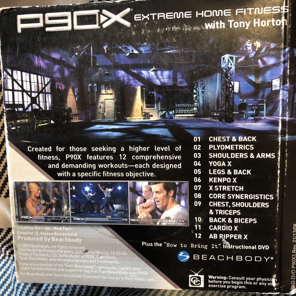P90X Extreme Home Fitness The Workouts 13 Disc DVD Set Complete | eBay