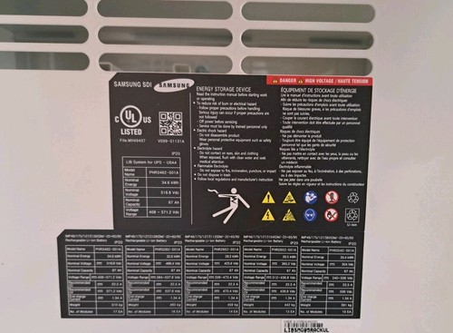 Samsung UPS System Battery Rack - 10 Li-ion Batteries - SMPS & Breaker ...