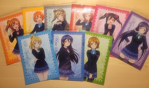 Love Live! School Idol Project Folders/Dividers Lot of 9 | eBay