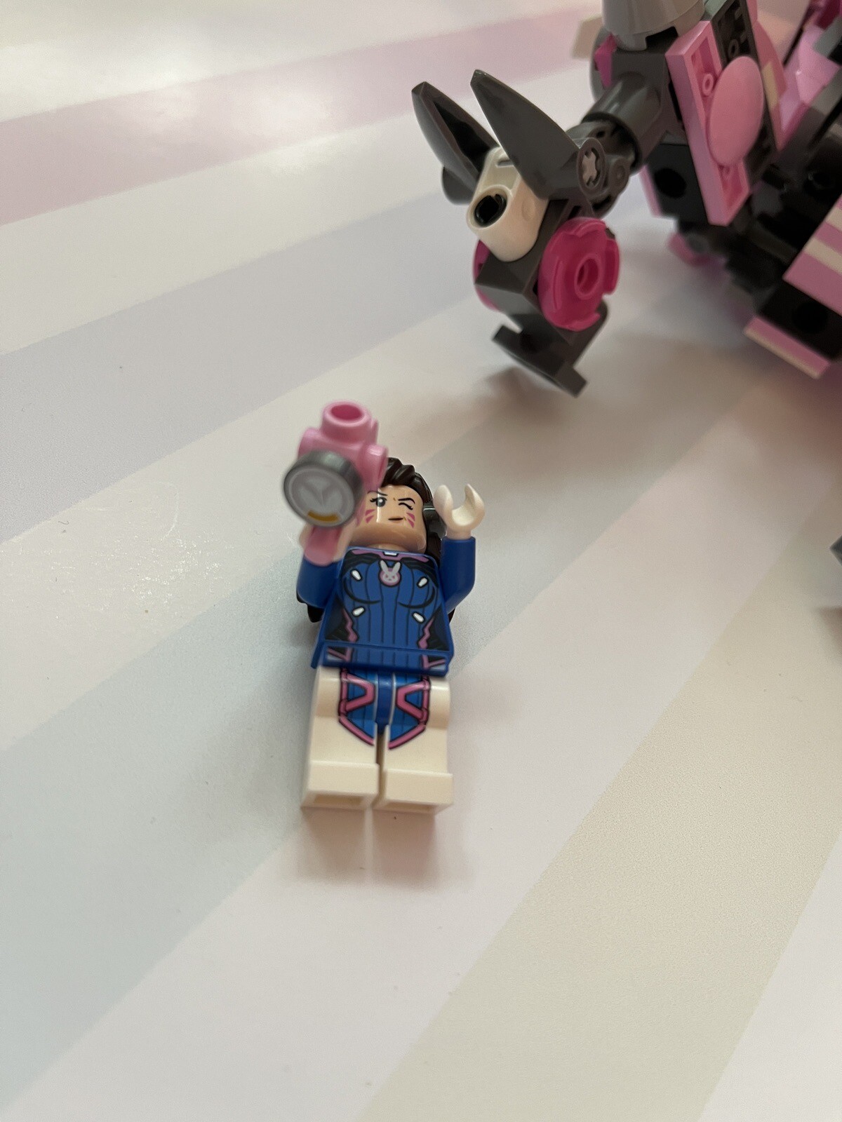 LEGO Overwatch D.Va (Hana Song) Minifigure DVa 75973 ow009 And Mech ...