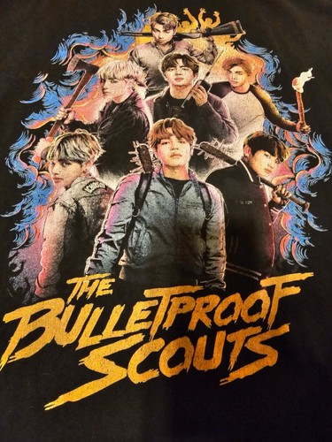 BTS The Bullet Proof Scouts Graphic Tee 3XL RARE | eBay