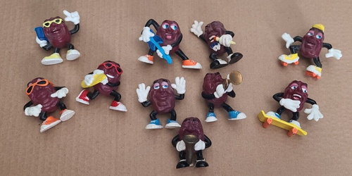 Vintage California Raisins figure lot. 1st Generation Hardees 80s 1987 ...