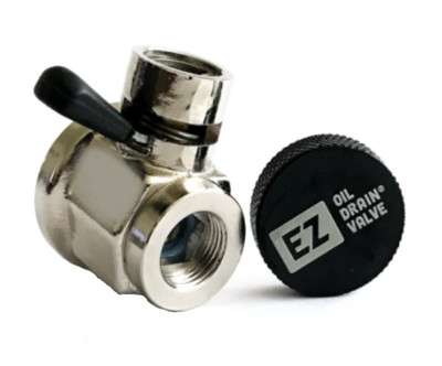 EZ Oil Drain Valve With Dust Cap EZ-203 Cummins L10 M11 N14 ISM Paccar ...