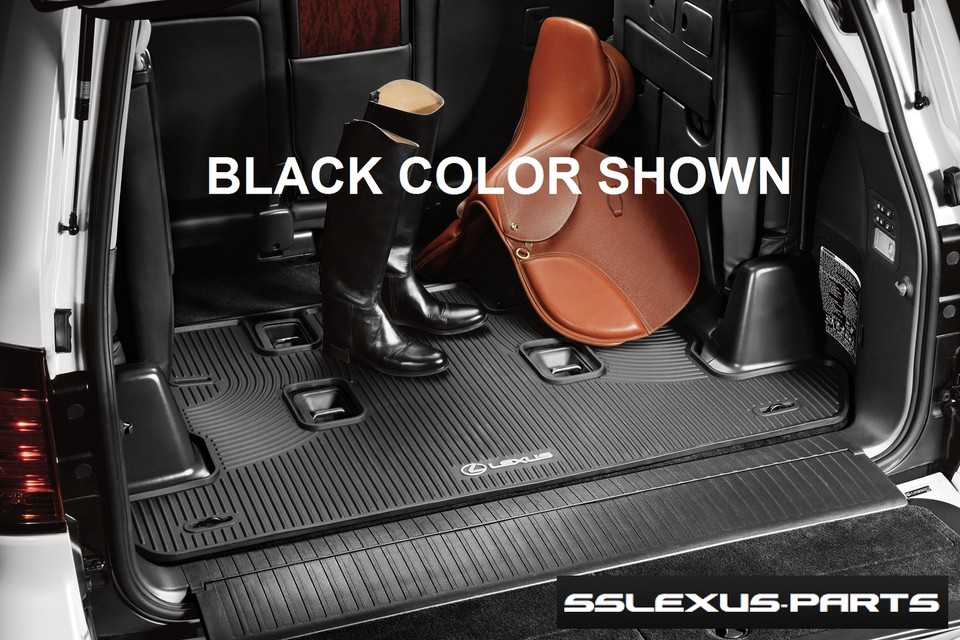 Lexus LX570 (2008-2018) OEM Genuine ALL WEATHER CARGO MAT (Brown) PT908 ...