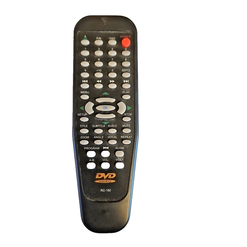 RC-160 Unbranded DVD Video Remote Control Universal Compatibility ...