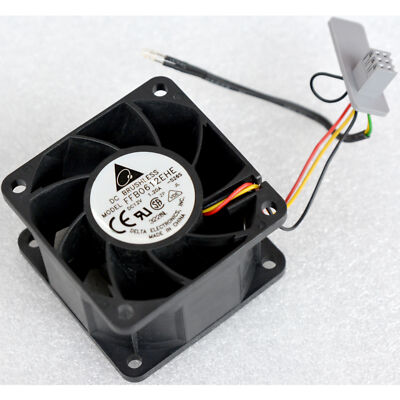 60mm 12V Fun Fan Delta FFB0612EHE 8000 And / Min 54dB 50.2 Cfm 4.5 ~ 13 ...
