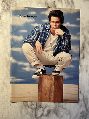 Scott Weinger Pinup & Clipping from 90’s Teen Magazine. Flip Jason Priestley. | eBay
