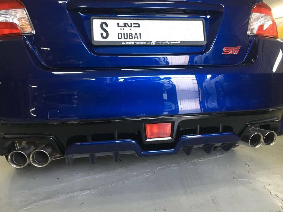 Fits Subaru Impreza 2015. STi WRX, ABS. Rear Diffuser, under spoiler ...