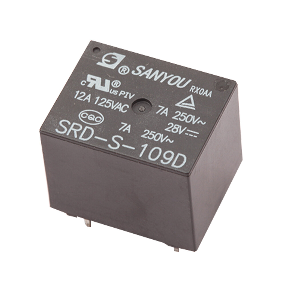 10pcs 5pin PCB Power Relay SRD-S-105D/SRD-S-112D/SRD-S-109D 9VDC SANYOU ...
