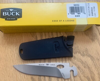 BUCK SELECTOR 2.0 KNIFE BLADE NEVER USED IN BOX N17* | eBay