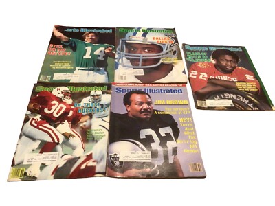 Sports Illustrated Lot of 5 Football Magazines 1981 | eBay