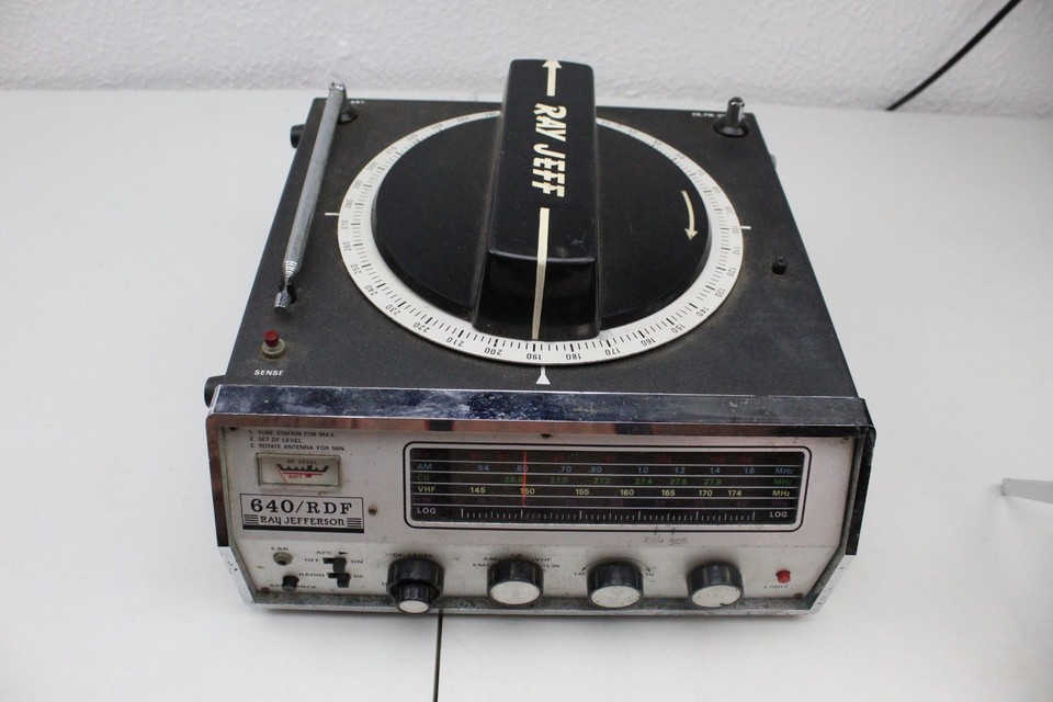 Ray Jefferson 660/ADF Marine Radio Direction Finder - AM FM CB VHF ...