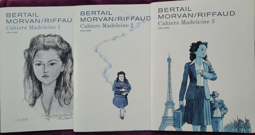 LOT 3 CAHIERS MADELEINE, RESISTANTE 1 2 3 TIRAGES LIMITES BERTAIL ...