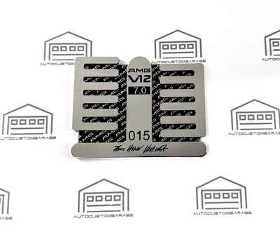 AMG V12 engine plaque badge for Mercedes-Benz. M120 (W140,W129) | eBay