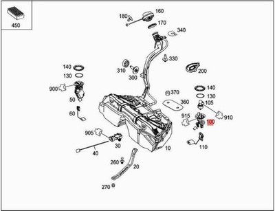 Genuine MERCEDES C204 S204 S212 W204 W212 Suction jet pump 2124703294 ...