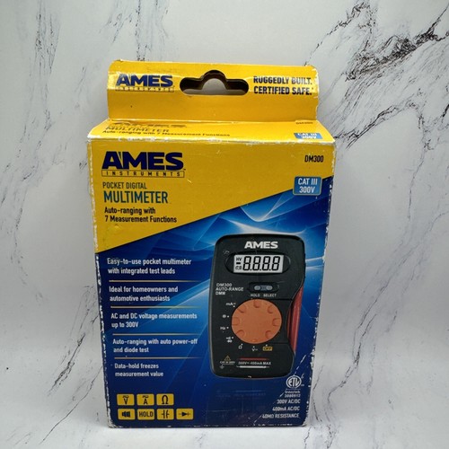 Ames Instruments Pocket Digital Multi Meter DM300 NEW | eBay