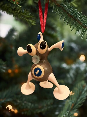 Ornament 2006 Zizzle Iz Alien Gold Figure Figurine Charm 3” Dangler New ...