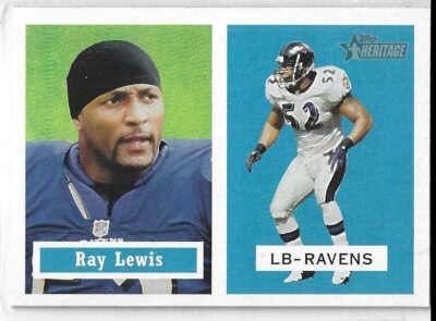 2002 Topps Heritage #73 Ray Lewis HOF Baltimore Ravens Miami | eBay