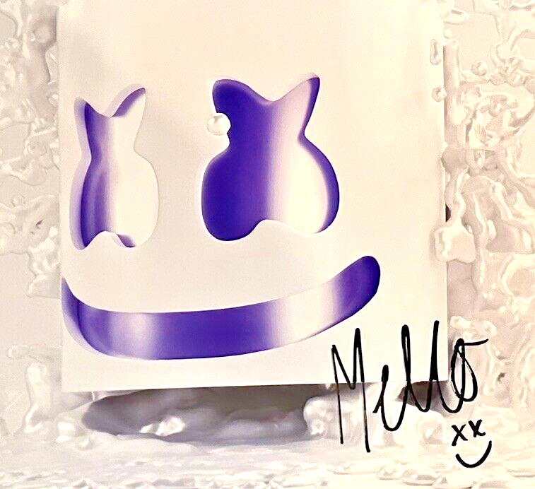 MARSHMELLO SIGNED Shockwave LIMITED EDITION PURPLE Vinyl Album BAS ...