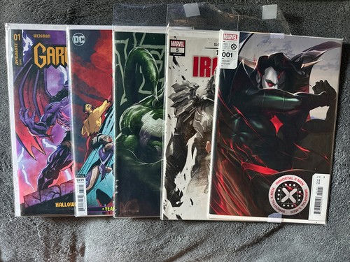 Comic Book Lot Of 5 - Immortal X-Men Gargoyles Iron Man Venom Teen ...