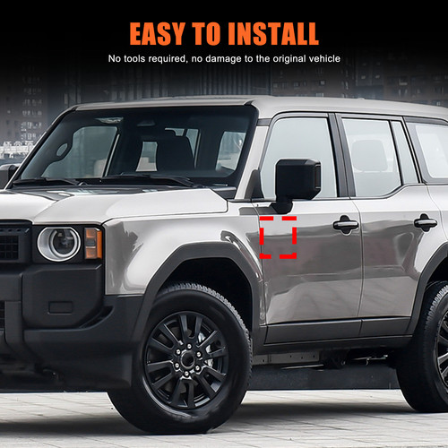 Matte Black Front Fender Side Vent Cover Trim For Lexus GX550 GX 550 ...