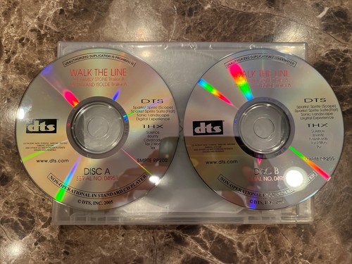 RARE Movie Theater Sound DTS THX Disc Set - Walk the Line | eBay