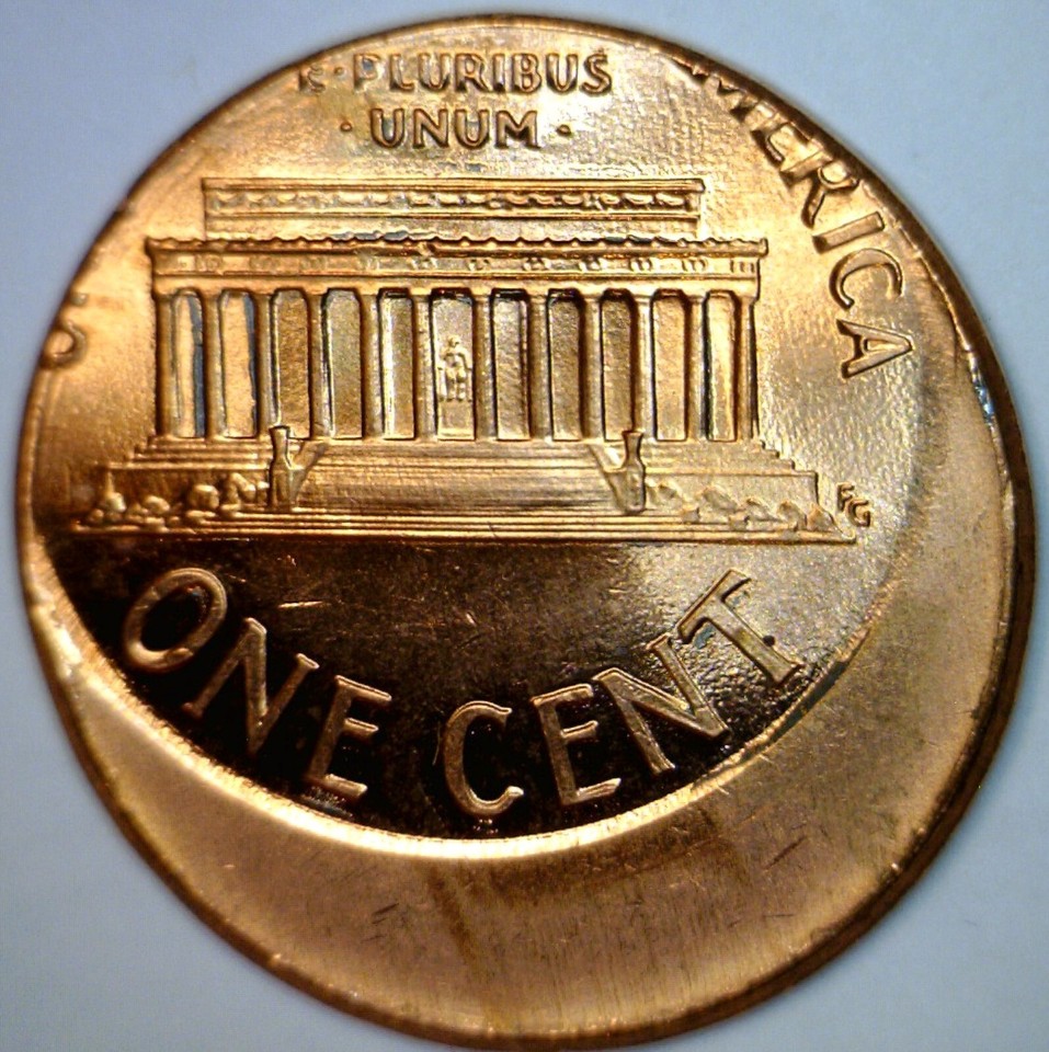 2001 ERROR OFF CENTER Lincoln Cent NICE BU + RED O/C Coin NR | eBay