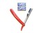 SINGLE EDGE OLD SCHOOL RED SAFETY RAZOR + 10 DOUBLE EDGE RAZOR BLADES ...