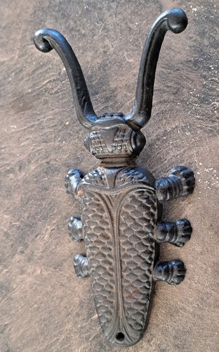 Vintage Heavy Cast Iron Beetle Cricket Style Cowboy Boot Jack Pull ...