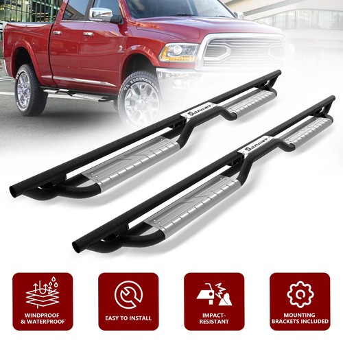 For 2009-2018 Dodge Ram 1500 10-24 Ram 2500 3500 Silver Drop Stairs ...