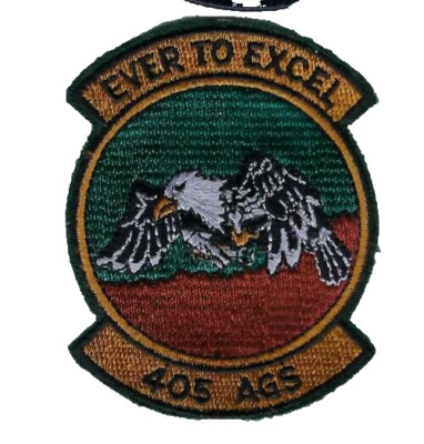 PATCH USAF 405TH AIRCRAFT GENERATION SQ AGS LUKE AFB B2-18 | eBay