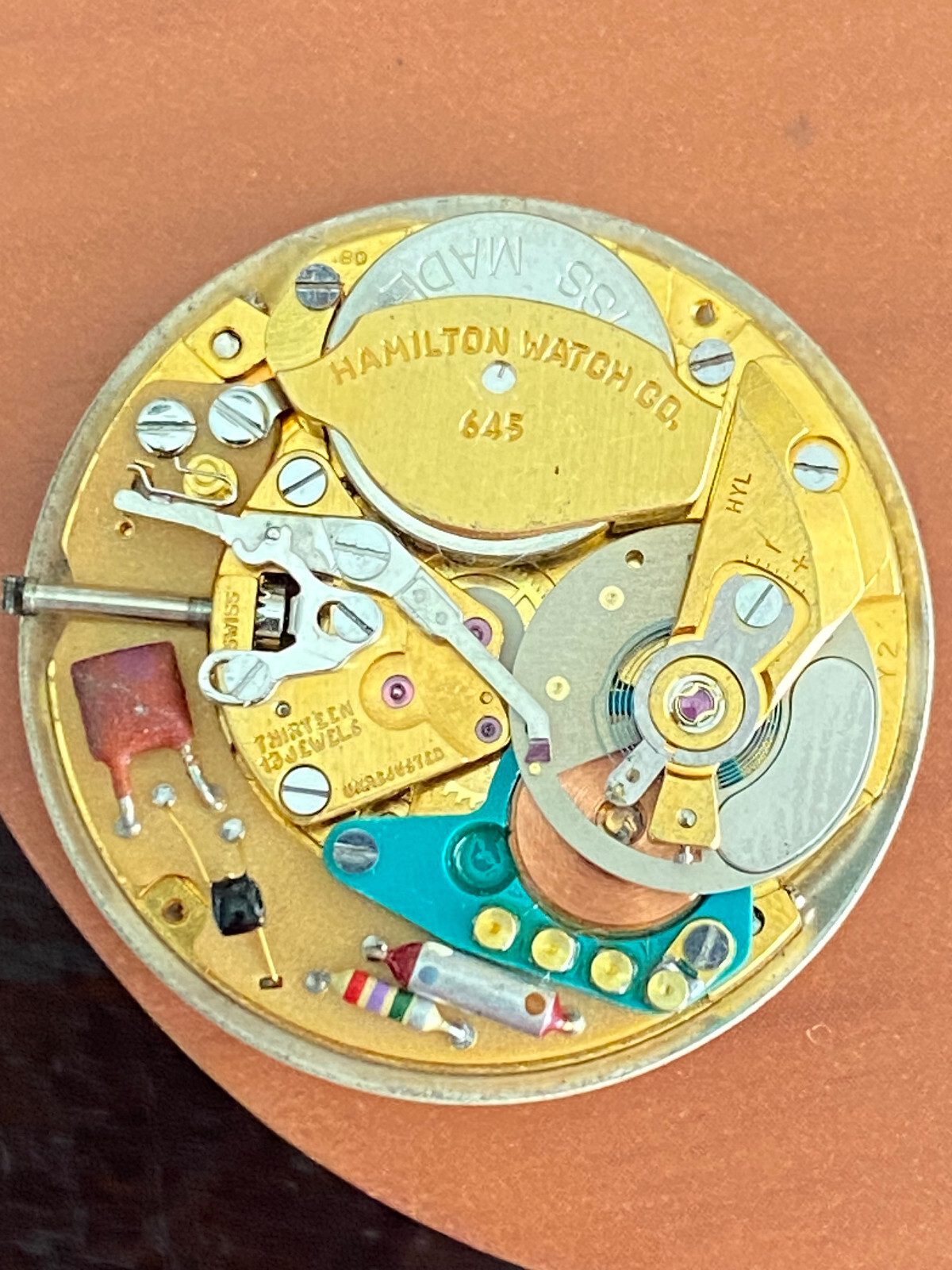 VINTAGE MEN'S HAMILTON MASTERPIECE ELECTRIC WRIST WATCH MOVEMENT, CAL ...