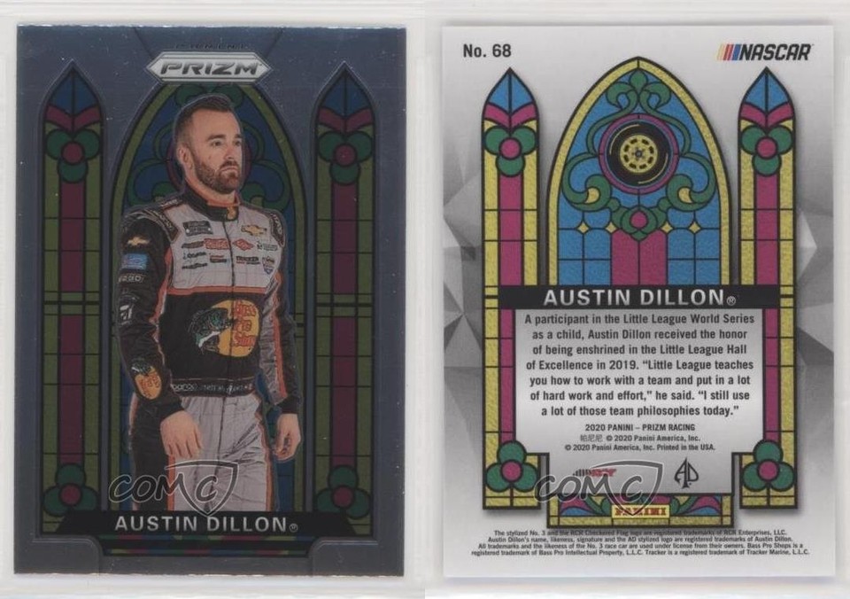 2020 Panini Prizm Stained Glass Austin Dillon #68 fm0 | eBay