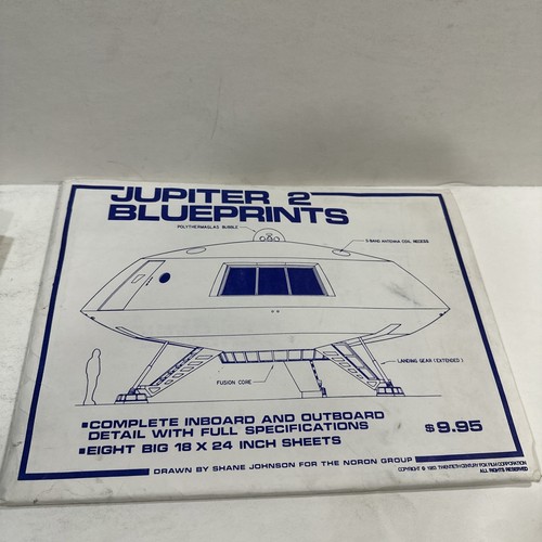 Lost in Space Jupiter 2 Blueprints Set of 8 18x24" Sheets COMPLETE | eBay