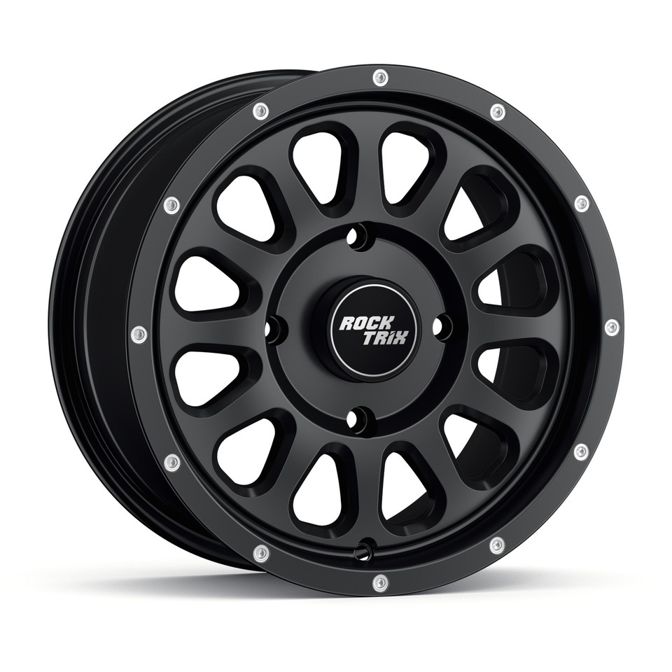 4pc 15" RT111 RockTrix Wheels ATV UTV SxS, 15x7, 4+3, 4x110 4/110 ...