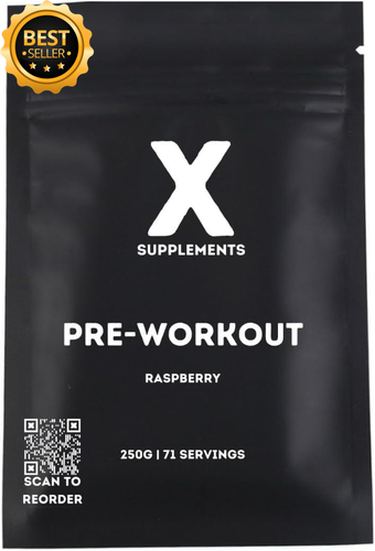 Raspberry Pre-Workout Powder 250 g 71 Servings 150 mg Caffeine Agmatine ...