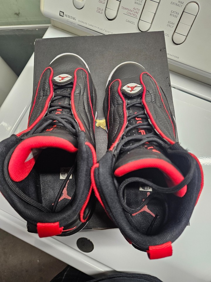 Size 9 - Air Jordan Pro Strong Black University Red | eBay