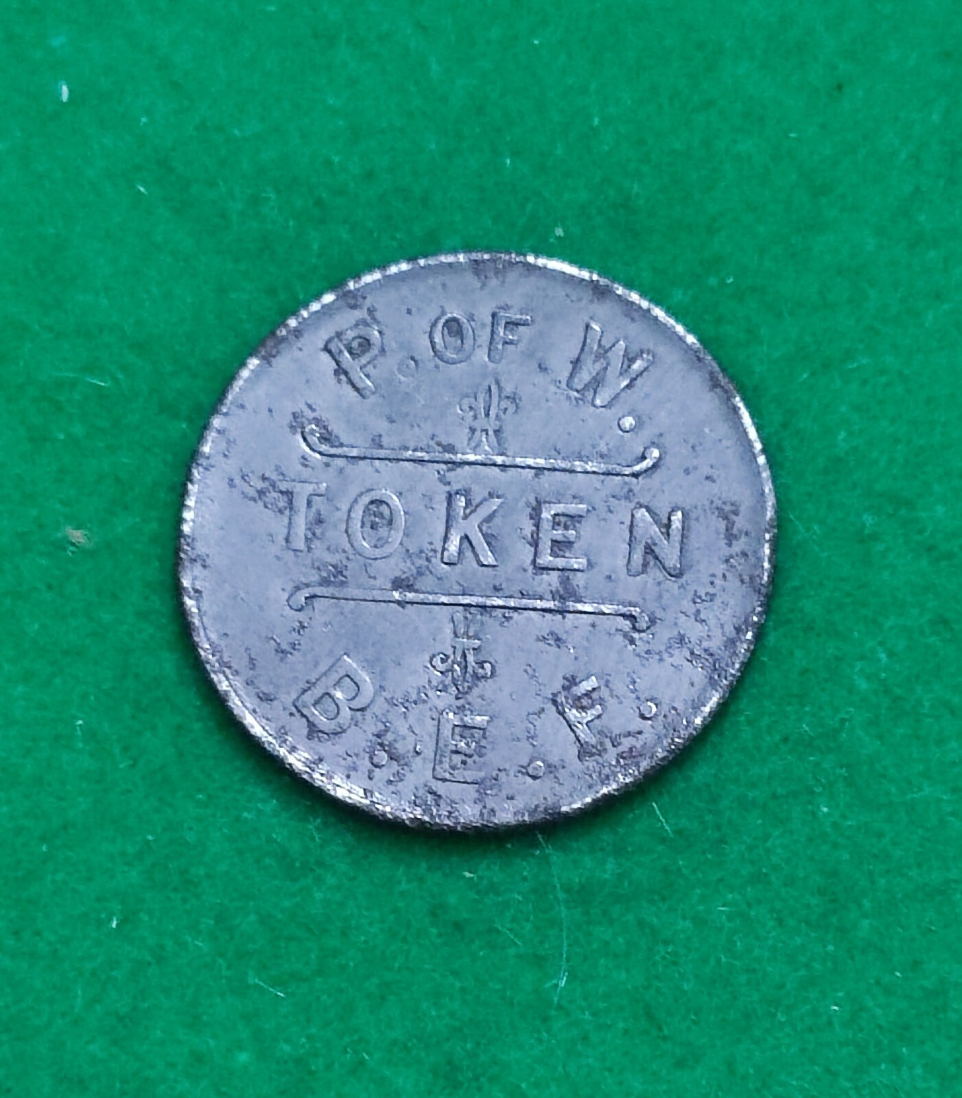PRISONER OF WAR 1914-1918 WW1 TOKEN 10 CENTS B.E.F. IRON | eBay