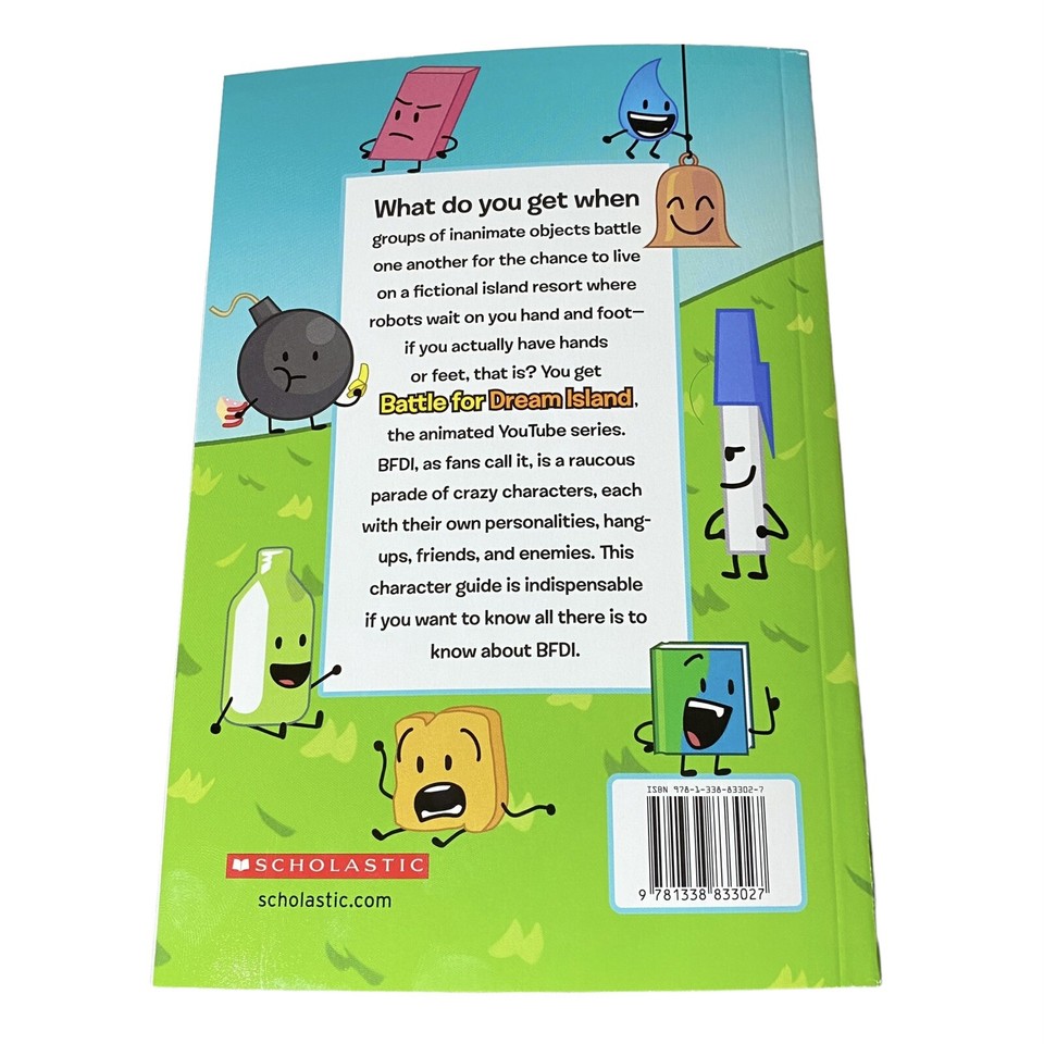 Battle for Dream Island Official Character Guide Scholastic BFB jellify ...
