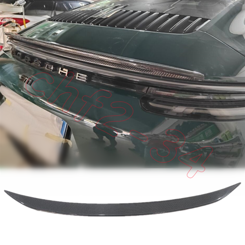 For Porsche 911 992 turbo S 2019-2023 Dry Carbon Car Rear Trunk Spoiler ...